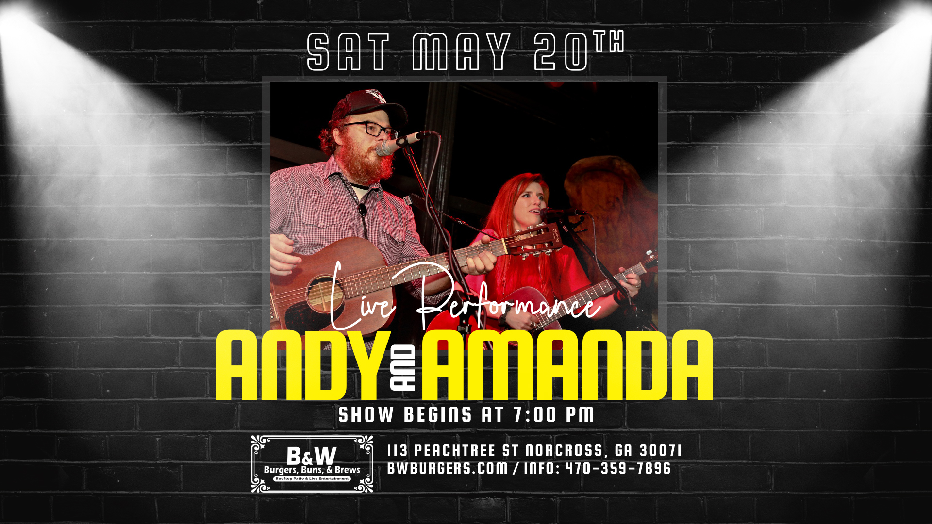Andy and Amanda | B & W Burgers