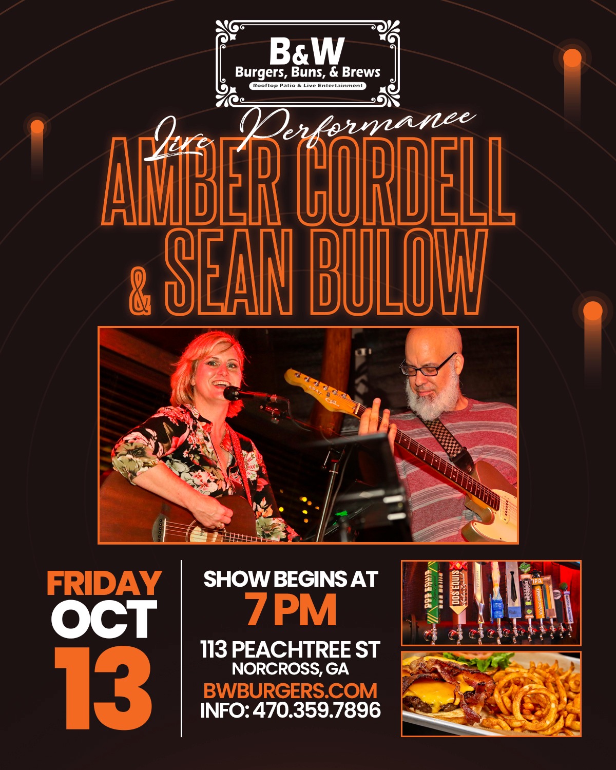 Amber Cordell & Sean Bulow | B & W Burgers